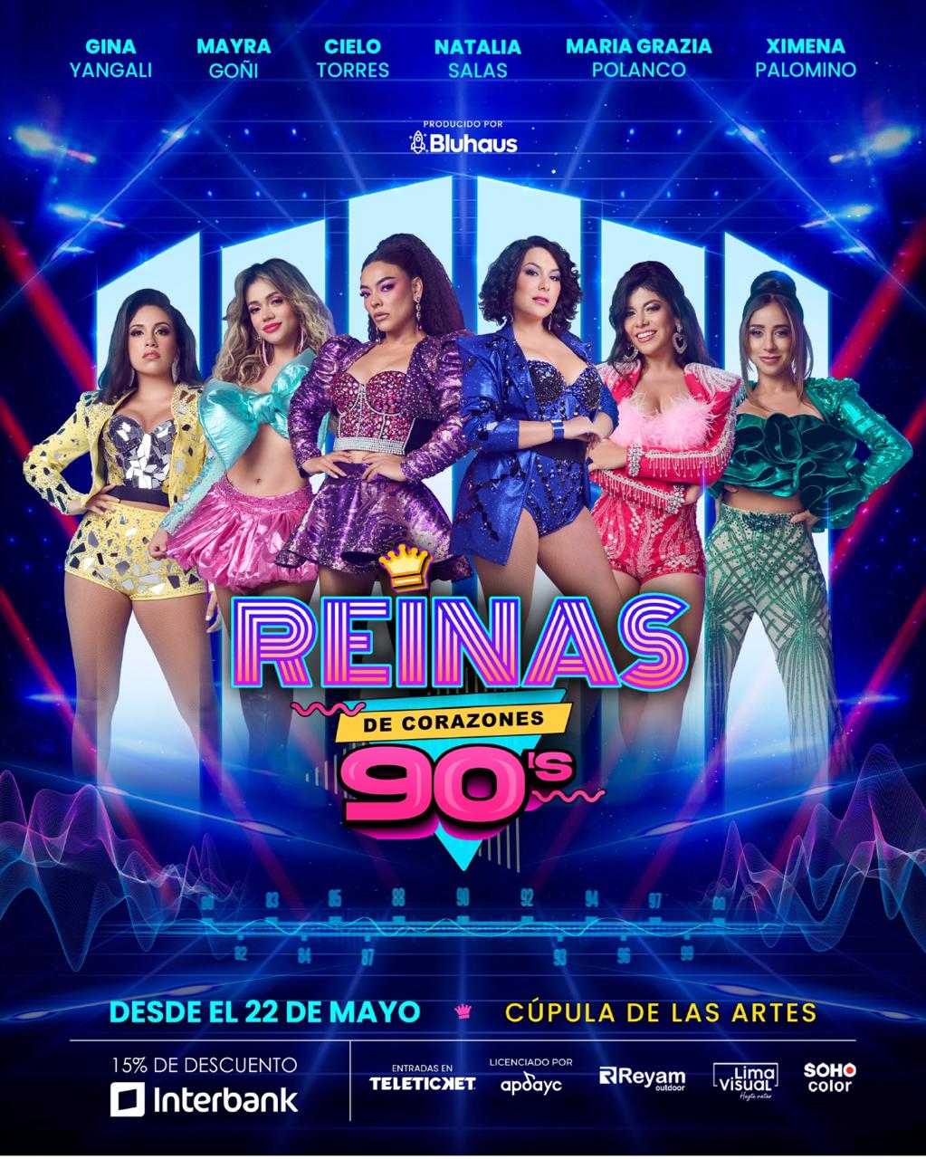 Mayra Goñi, Cielo Torres, Maria Grazia Polanco, Natalia Salas, Ximena ...