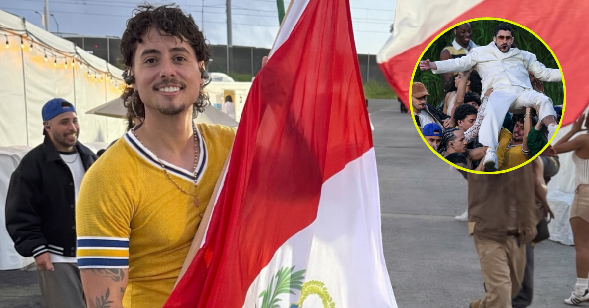 ¡Talento peruano! 'Pato' Quiñones junto a Bad Bunny en el Super Bowl ...